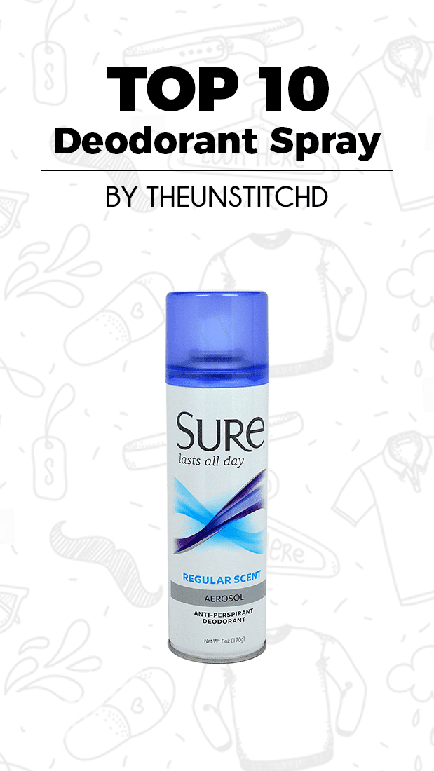 Top 10 Deodorant Spray for Women - Theunstitchd Women's Fashion Blog