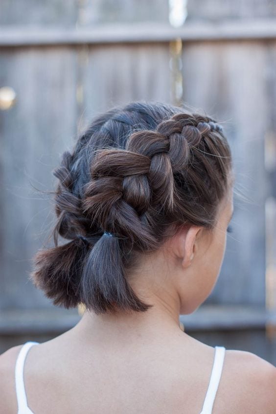 dutch braid short hair - Theunstitchd Women's Fashion Blog
