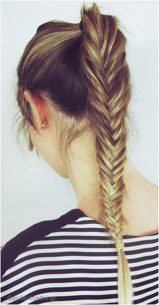 fishtail braid high ponytail - Theunstitchd Women's Fashion Blog