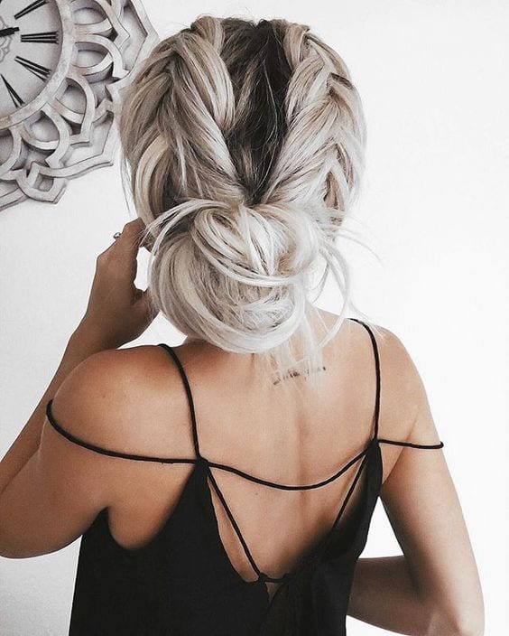 fishtail up do - Theunstitchd Women's Fashion Blog