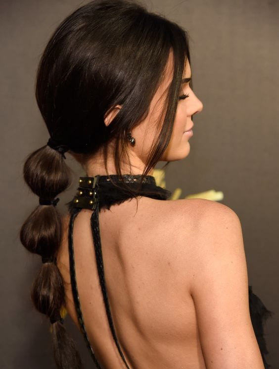 kendall jenner's bubble ponytail - Theunstitchd Women's Fashion Blog
