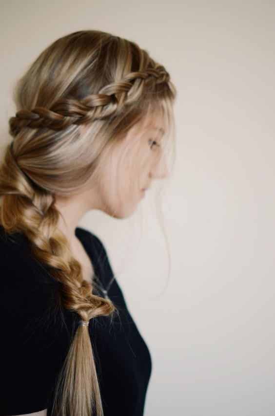 simple braid - Theunstitchd Women's Fashion Blog