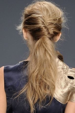 twisted ponytail runway look - Theunstitchd Women's Fashion Blog