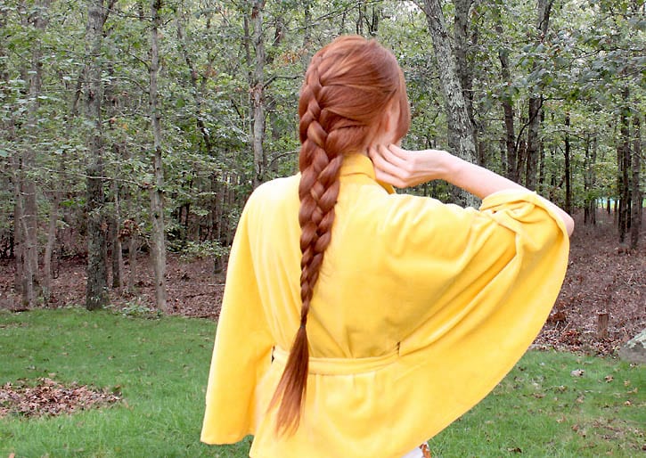 four strand braid long red hair - Theunstitchd Women's Fashion Blog