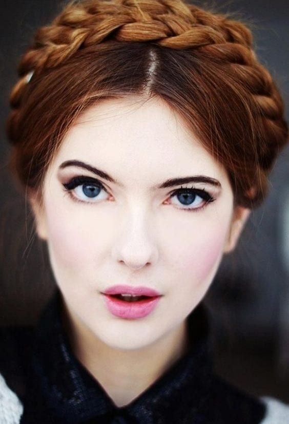 milkmaid braid runway style - Theunstitchd Women's Fashion Blog