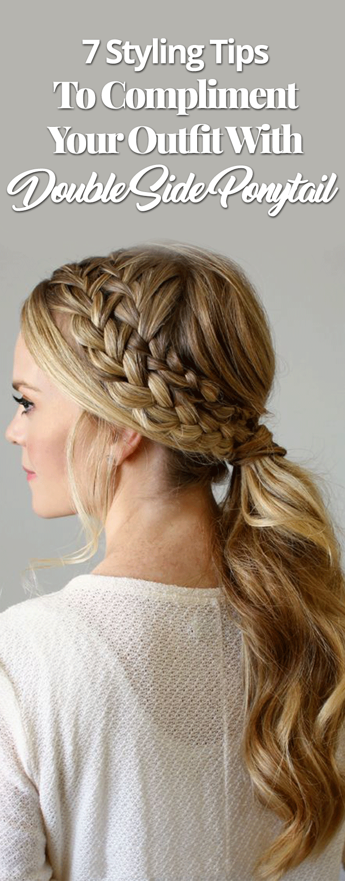 7 Styling Tips To Compliment Your Outfit With Double Side Ponytail ...