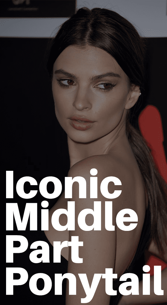 Iconic Middle Part Ponytail - Theunstitchd Women's Fashion Blog
