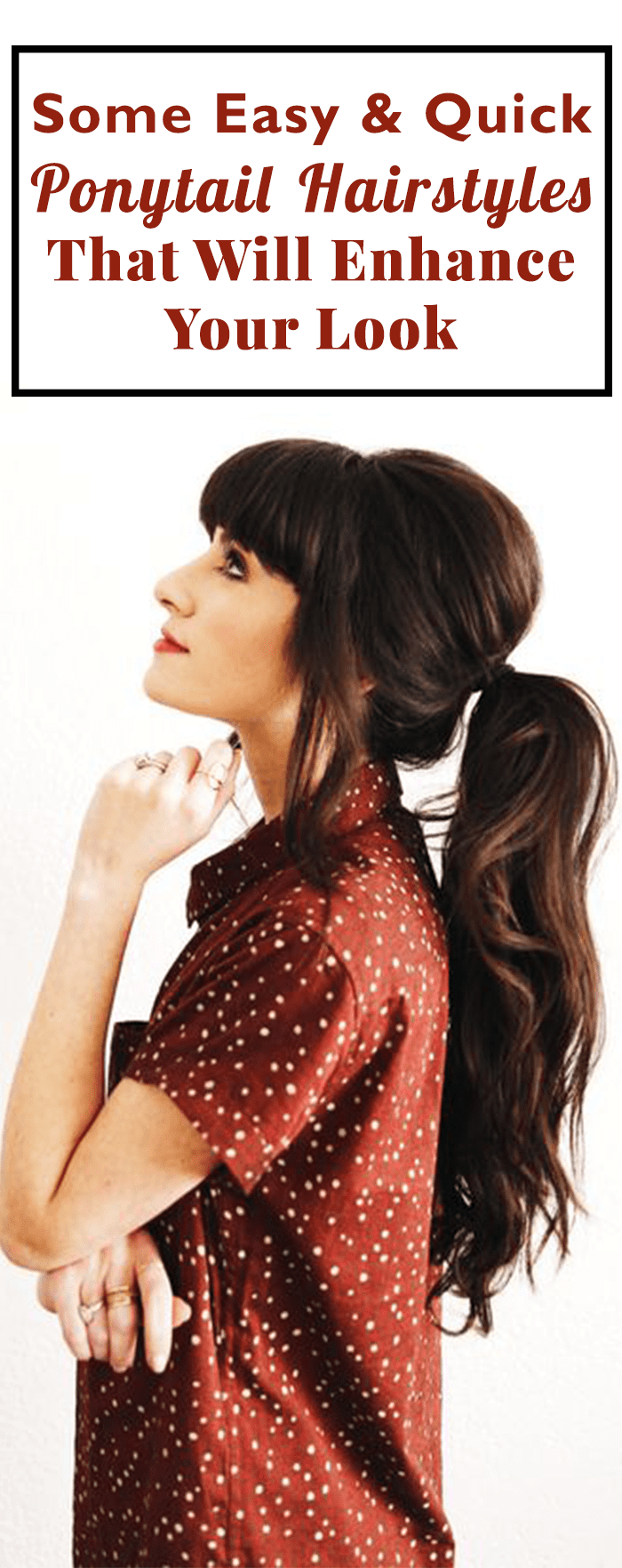 Some Easy & Quick Ponytail Hairstyles - Theunstitchd Women's Fashion Blog