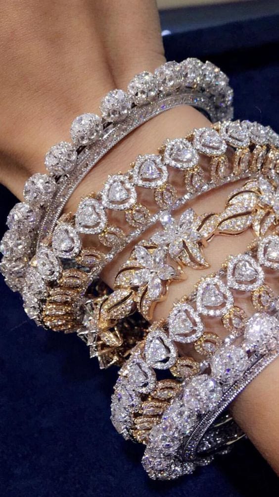 diamond bangles - Theunstitchd Women's Fashion Blog