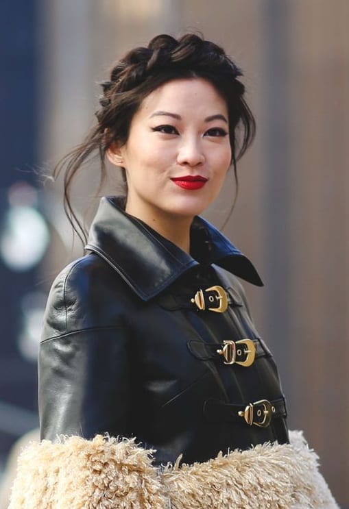 milkmaid braid updo - Theunstitchd Women's Fashion Blog