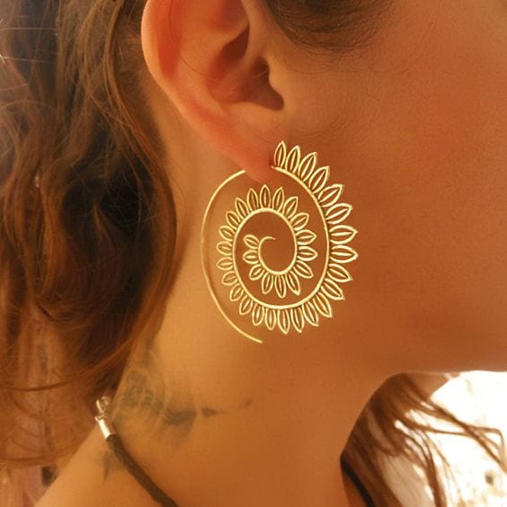 needle drop earring - Theunstitchd Women's Fashion Blog