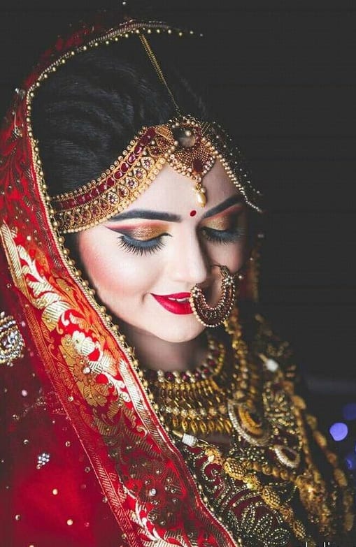 red wedding bindi - Theunstitchd Women's Fashion Blog
