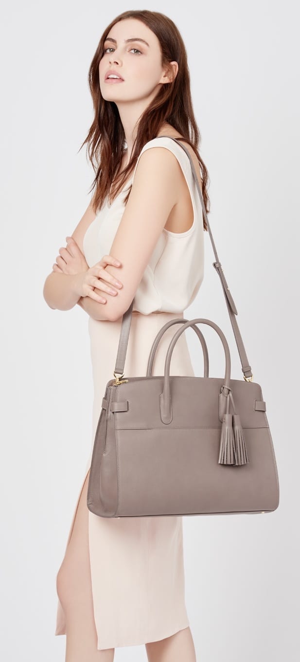 GREY LAPTOP BAG - Theunstitchd Women's Fashion Blog