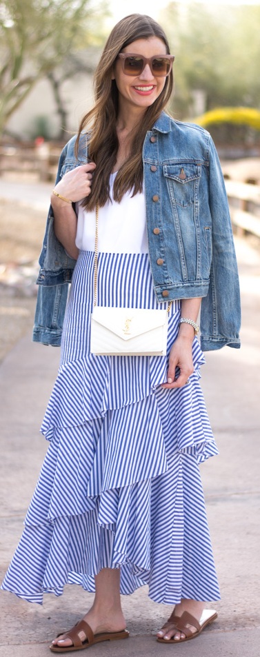 Tiered Ruffle Skirt To Try This Summer - Theunstitchd Women's Fashion Blog