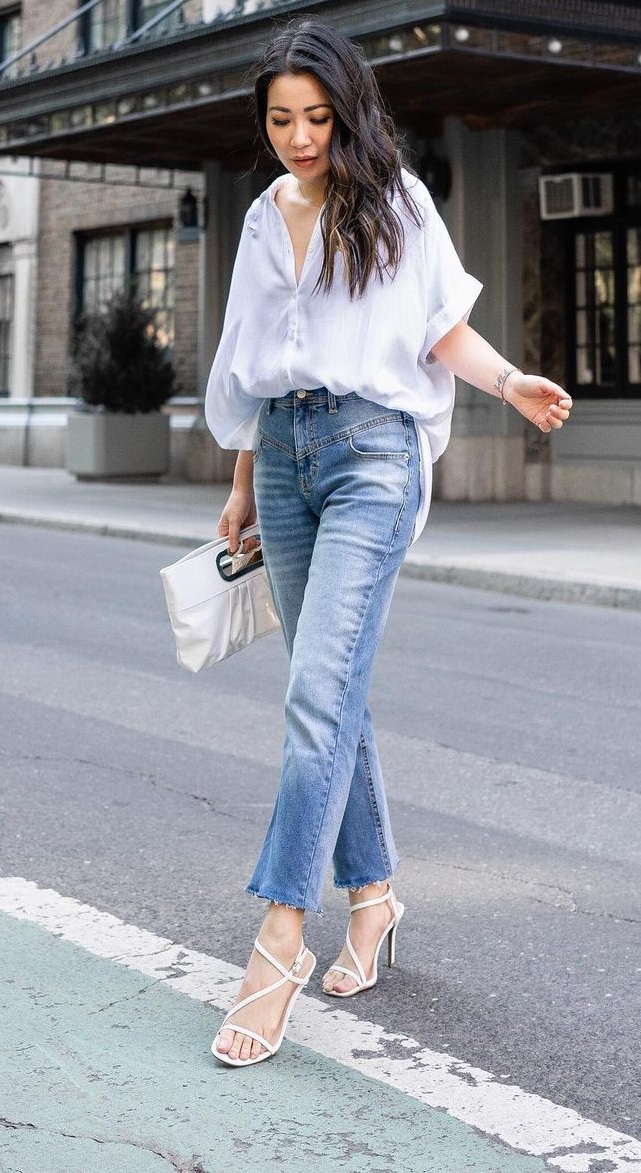 How To Style Your Basic Denim Jeans - Theunstitchd Women's Fashion Blog