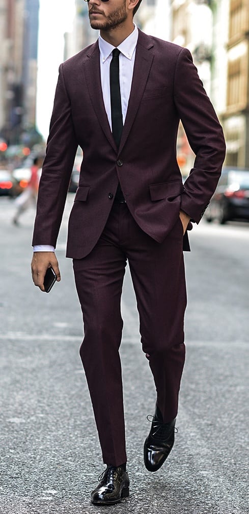 Maroon Suit тлж Best Fashion Blog For Men Theunstitchd